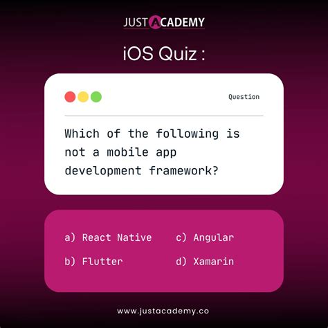 Justacademy Software Training Institute On Linkedin Techtrivia Mobileappdevelopment