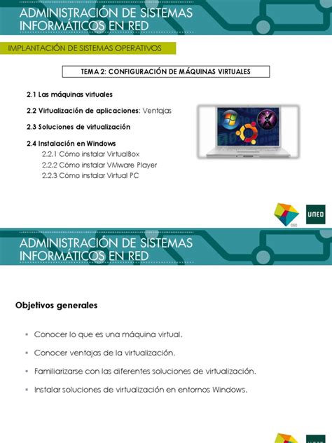 Tema 2 Configuración De Máquinas Virtuales Pdf Virtualización V