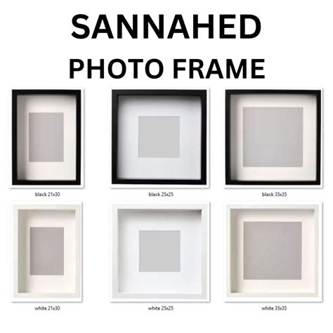 Sannahed 3d Deep Picture Frame Swedish Design Photo Deep Frame Accessories Depth Frame
