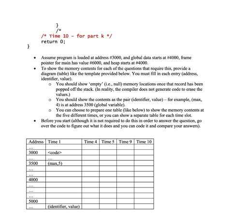 ques 4 consider the c code shown below and answer