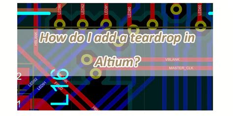 What Are Pcb Teardrops How To Place Them Ibe Electronics