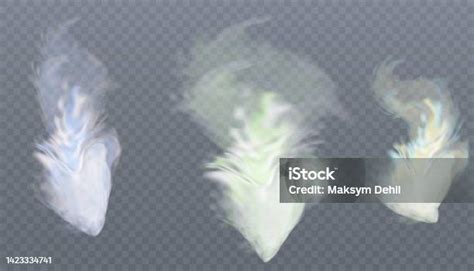 벡터 텍스처 연기 스팀 구름 반투명 효과로 디자인 및 일러스트레이션을 할 수 있습니다 구름 풍경에 대한 스톡 벡터 아트 및 기타 이미지 구름 풍경 금속 기체 물리