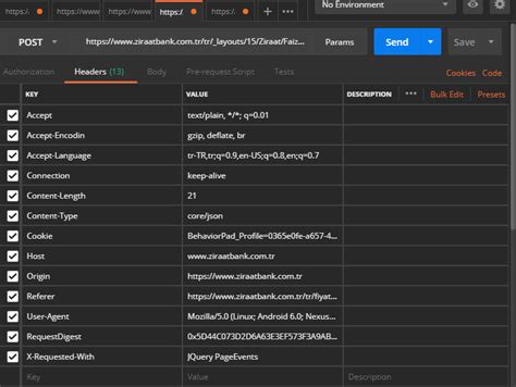 ajax the api url return response on chrome but not postman stack