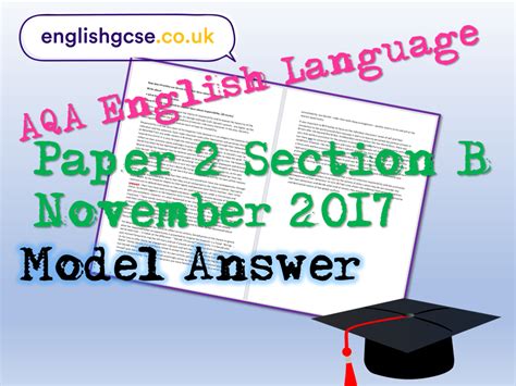 Aqa English Language Paper 2 2017 Model Teaching Resources