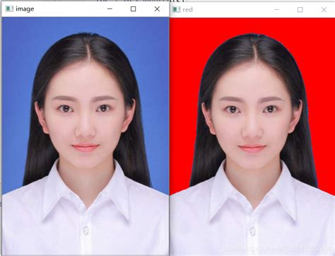Pythonopencv代码给证件照换底色（别再用ps啦）opencv 白底图片二值化参数 Csdn博客