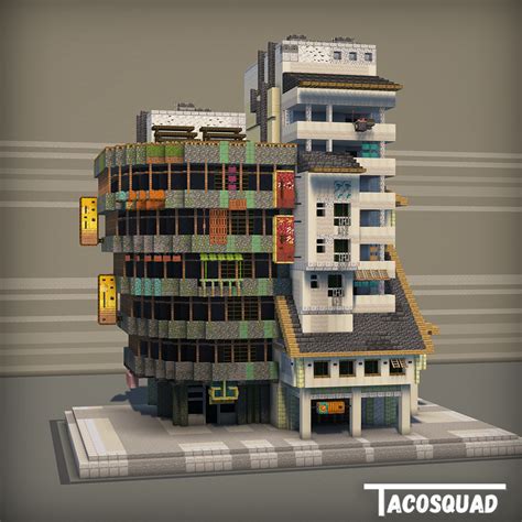 Minecraft Cyberpunk Building Ideas