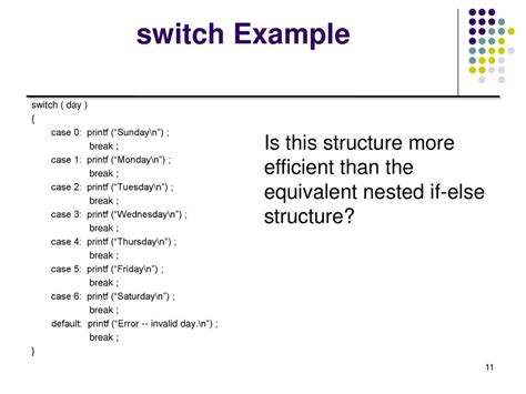 The C “switch” Statement Ppt Download