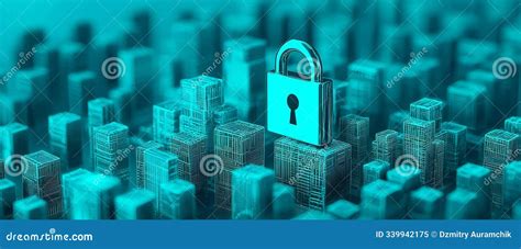 An Integrated Approach To Modern Urban Security With High Tech Digital Locks Stock Image Image