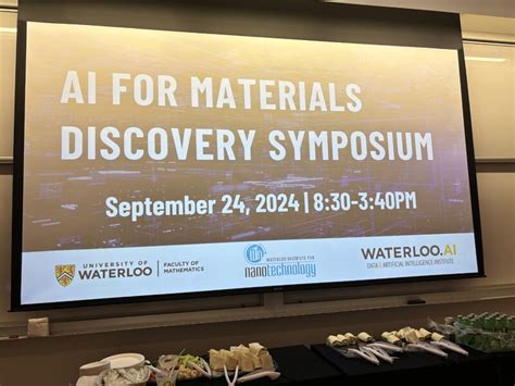 waterloo data and artificial intelligence institute on linkedin ai materialsscience innovation