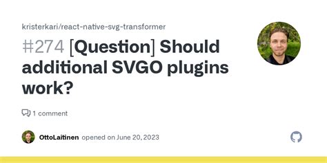 [question] should additional svgo plugins work · issue 274