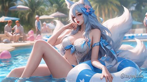 ㅇㅎ 수영장 파티 아리 모음 롤 리그 오브 레전드 에펨코리아