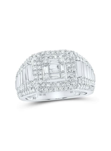 Mens Baguette Diamond Ring