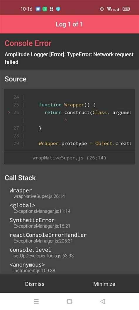 amplitude logger error community