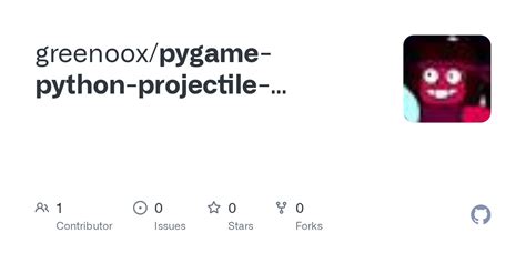 GitHub Greenoox Pygame Python Projectile Collision Sprite