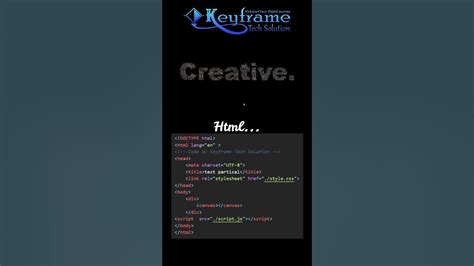 Text Particles Animation With Html Css And Javascript Youtube