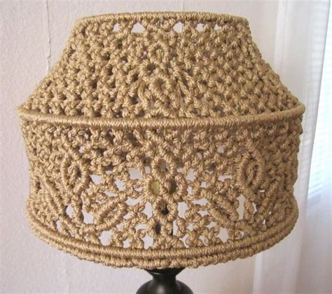 Macrame Lampshade Wide Handmade Macrame Lamp Shade Decor Antique Lamp Shades Macrame Lamp