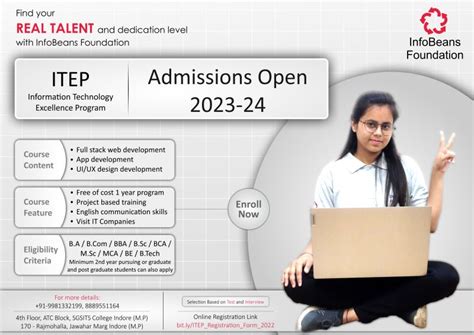 Ayush Rajput On Linkedin Infobeansfoundation Itep Registrationopen