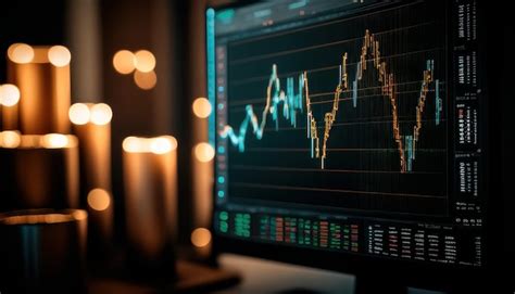 Premium AI Image A Computer Screen Shows A Graph On The Screen