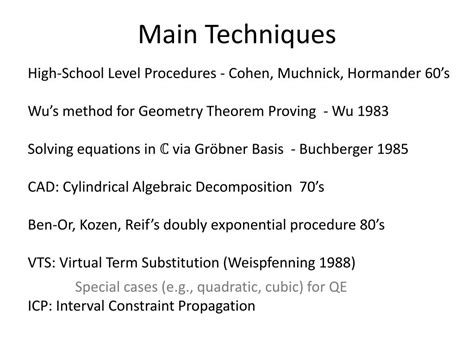 Ppt Non Linear Arithmetic Satsmt Summer School 2014 Powerpoint Presentation Id1837665