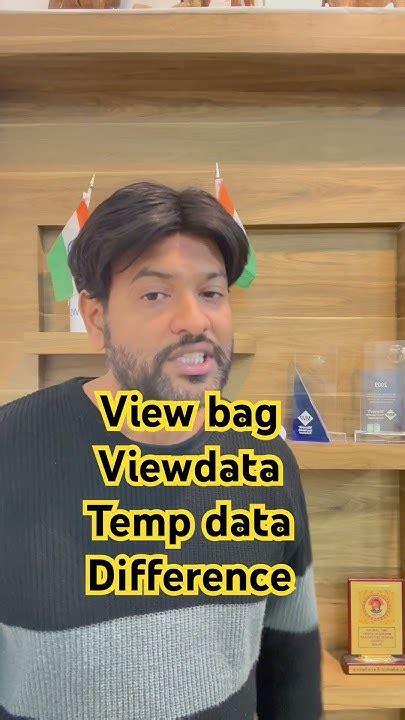 Viewbag Vs Viewdata Vs Tempdata In Aspnet Core Shorts Code Programming Prank Youtube