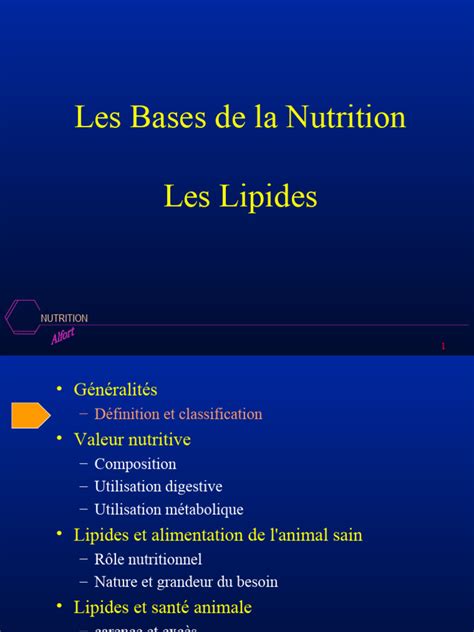 07 Lipides Pdf Lipide Lipoprotéine De Basse Densité