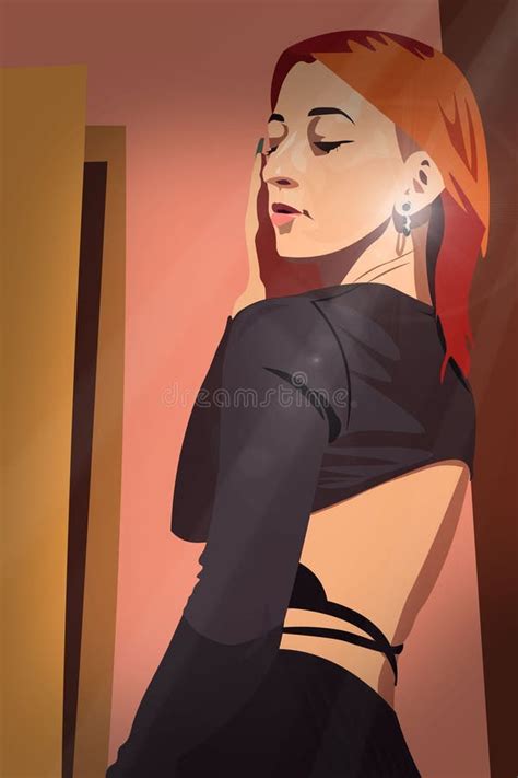 One Sexy Woman Standing Scale Stock Illustrations 454 One Sexy Woman