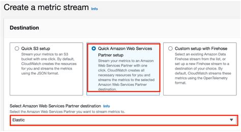 stream aws metrics to elastic using amazon cloudwatch metric streams