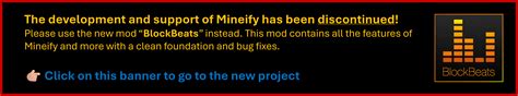 Mineify Discontinued Minecraft Mods Curseforge