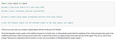 Solved Generate Two Sinusoidal Signals Where F10 Hz And