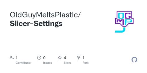 github oldguymeltsplastic slicer settings