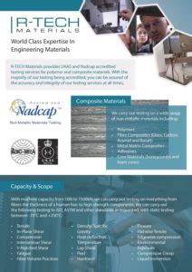 Composites Testing R TECH Materials