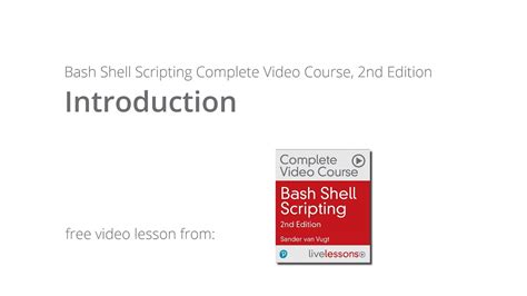 Bash Shell Scripting Course By Sander Van Vugt What You Can Expect From This Course YouTube