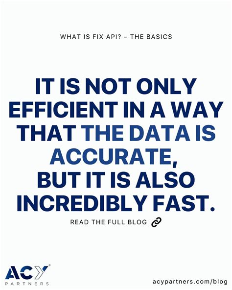 acy partners on linkedin fix api is the industry standard for