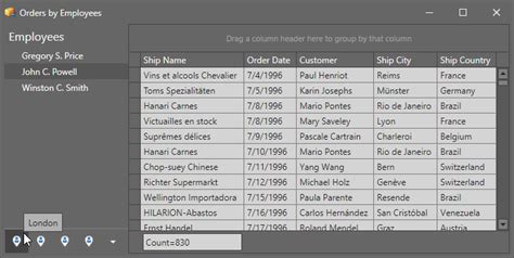 Wpf Accordion Navigation Pane Style V181