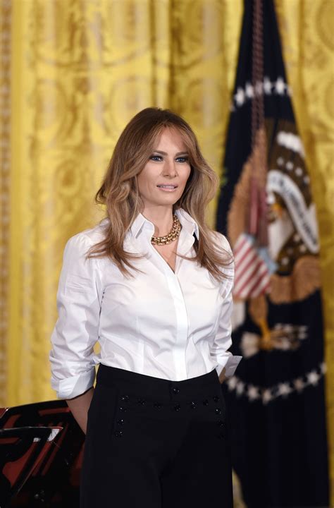 First Lady Melania Trump Wears Ralph Lauren Ahead Of Mothers Day Vogue