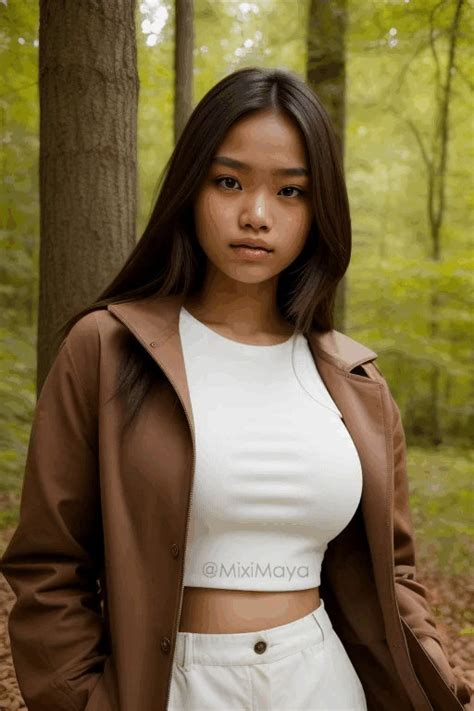 Beautiful Asian Teen Girl In Nature By Miximaya On Deviantart