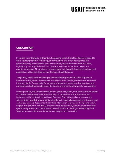 Quantum Computing And Ai Unleashing The Future Usaii® Pdf