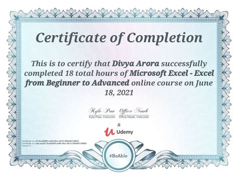 divya arora on linkedin udemy udemycourses msexcel excel
