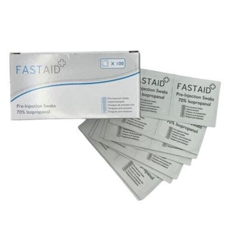 Fast Aid Pre Injection Swabs Pack Of 100 Rosevel Aesthetics Ireland