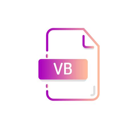 Extenstion File Format Vb Icon Free Download