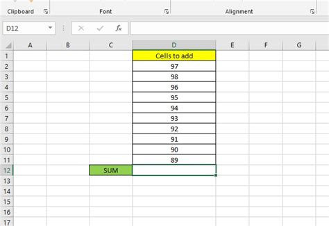 How To Add In Excel In 4 Easy Ways