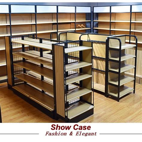 Source Supermarket Racks Wall Wooden Shelves Convenience Store Supplies