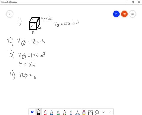 solved a rectangular solid has a square base and a height of 5 in if
