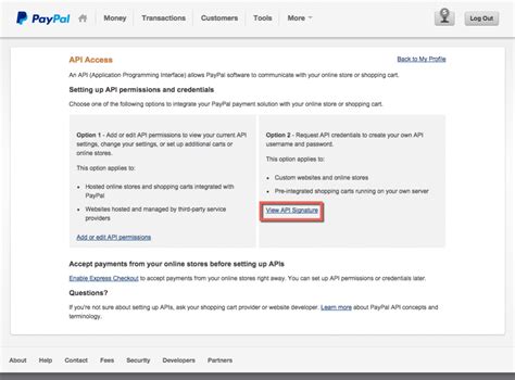 Retrieving Your Paypal Api Credentials Matt Cole