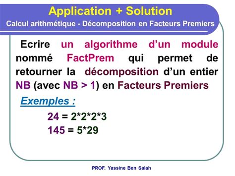 Bac Sc De Linformatique Algorithme Et Programmation