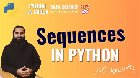 Sequences In Python Youtube