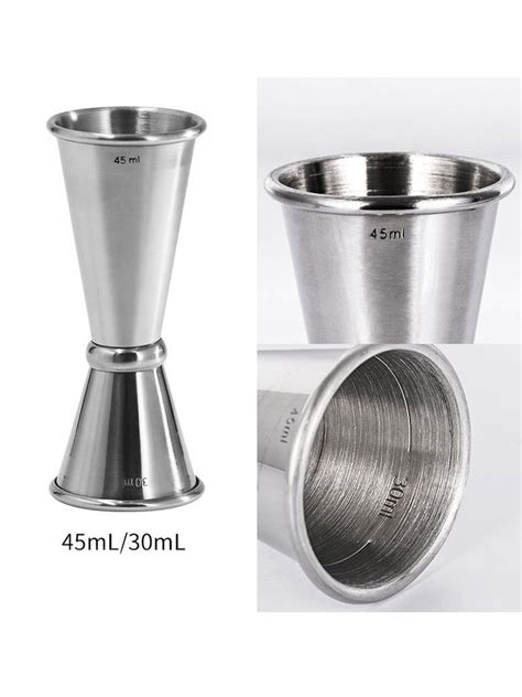 Джиггер барный/Мерный стакан/Рюмка для приготовления коктейлей 30/45 мл ...