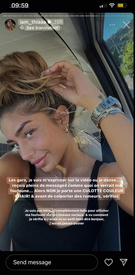 Cynthia Critiquée Pour Sêtre Dévoilée Sans Culotte Elle Répond