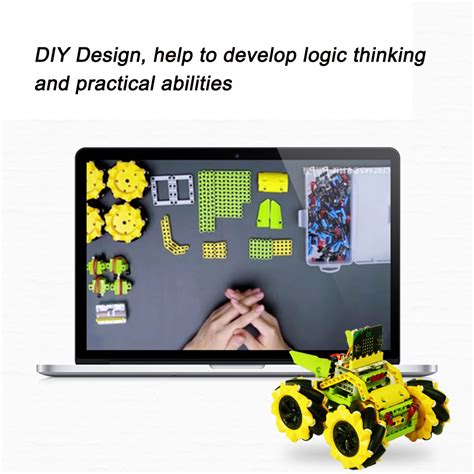 elecfreaks diy micro bit graphic program stick control smart rc robot