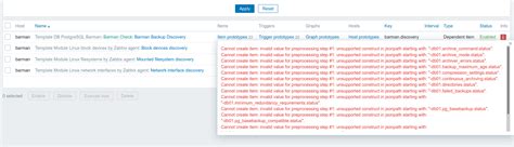 Cannot Create Item Invalid Value For Preprocessing Step 1